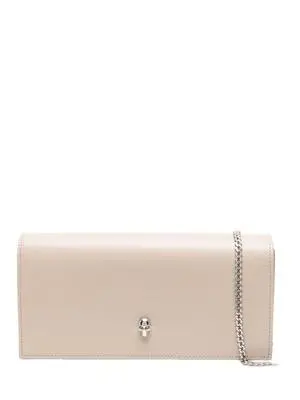 Alexander McQueen Small Skull Cross Body Bag - Neutrals