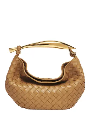 Bottega Veneta Bottega Veneta Sardine Bag With Chain Dark Praline