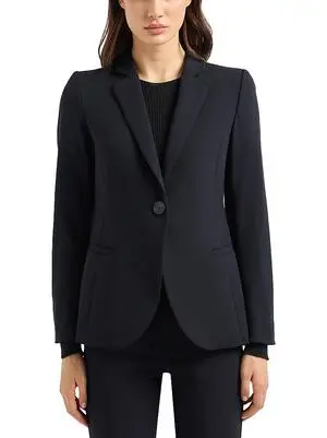 Emporio Armani Barathea Blazer - Black Denim