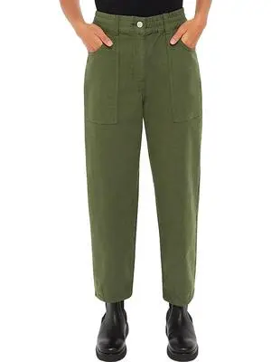 Whistles Tessa Utility Pants - Khaki