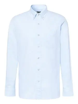 TOM FORD Cotton Shirt - Blue