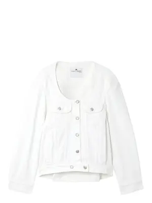 COURREGES Cocoon Denim Jacket - White