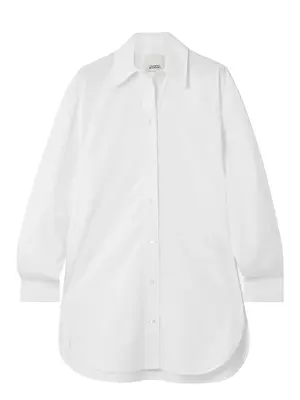 Isabel Marant Cylvany Cotton-poplin Shirt - White