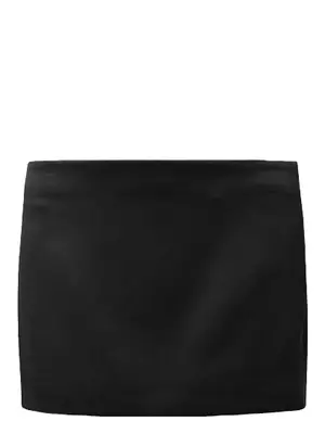 Khaite Jett Mini Skirt - Black