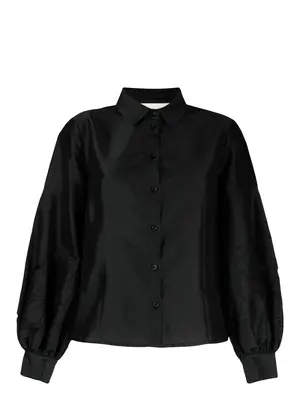 Sachin & Babi Astor Satin Shirt - Black