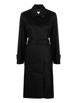 Calvin Klein Belted Trench Coat - Black