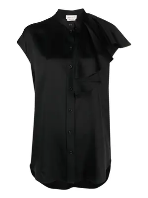Alexander McQueen Sleeveless Blouse - Black
