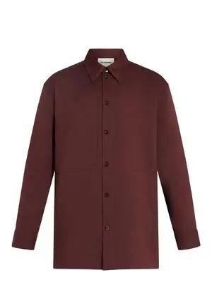JIL SANDER Pointed-collar Button-up Shirt