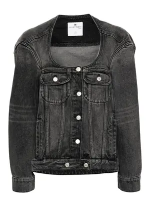 COURREGES Courrèges U-neck Denim Jacket
