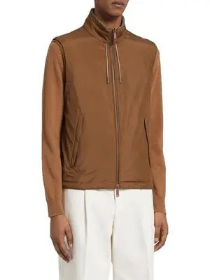 Zegna Zephyr Reversible Vest - Vicuna