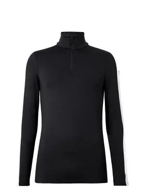 Fusalp Alpille Striped Ski Base Layer - Black