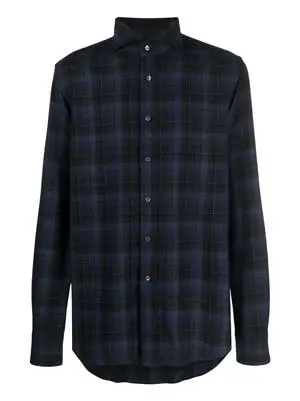 XACUS Check-pattern Long-sleeve Shirt