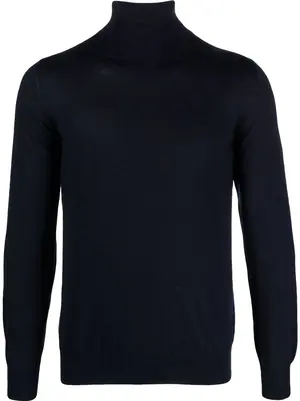 FILERIA Fine-knit Cashmere Jumper - Blue
