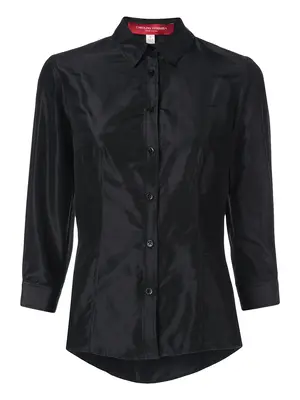 Carolina Herrera Three-quarter Sleeve Shirt - Black