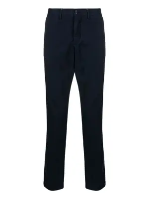 HACKETT Slim-cut Cotton Chino Trousers - Blue