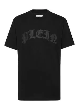 Philipp Plein Logo-appliqué Cotton T-shirt - Black