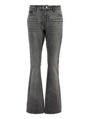 COURREGES Courrèges Low-rise Straight Jeans - Grey