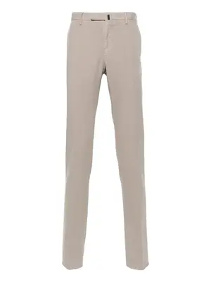 Incotex Mid-rise Straight-leg Chinos - Neutrals