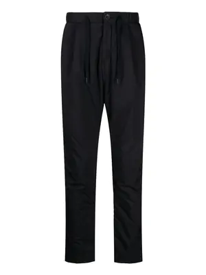 Herno Elasticated-waist Tapered Trousers - Blue