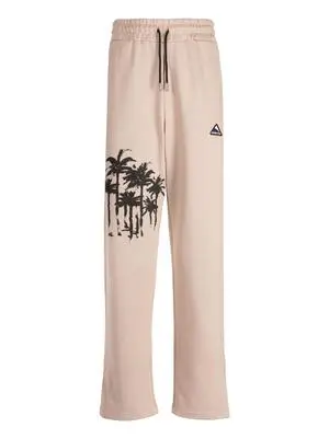 MAUNA KEA Logo-appliqué Cotton Track Pants - Brown
