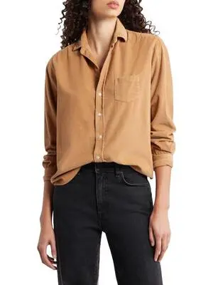 Frank & Eileen Barry Tailored Fit Corduroy Button-up Shirt - Camel Corduroy