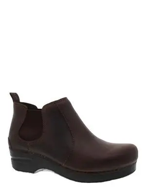 Dansko Chelsea Bootie - Antique Brown Oiled
