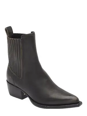 GOLDEN GOOSE Debbie Pointed Toe Chelsea Boot - Black