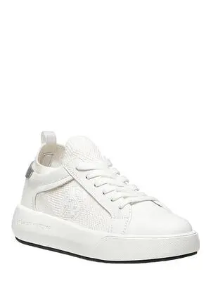 STUART WEITZMAN 5050 Pro Sneaker - White/silver Leather