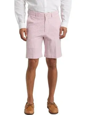 Berle Seersucker Shorts - Red