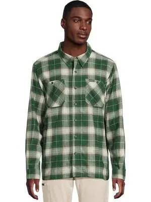 Columbia Cornell Woodstm Fleece Lined Shirt Jacket Men's Clothing Black Lumberjack Tartan Multi