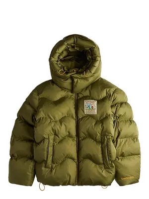 COACHTOPIA Loop Quilted Puffer Jacket Olive Green