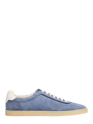 Brunello Cucinelli Suede T-toe Sneakers - Blue