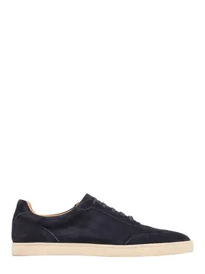 Brunello Cucinelli Brunello Cucinelli Suede T-Toe Sneakers Dark Blue