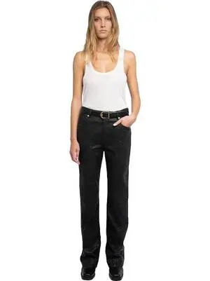Zadig&Voltaire Evy Leather Pants - Black