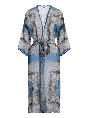 TWINSET Paisley Print Kaftan Top - Blue