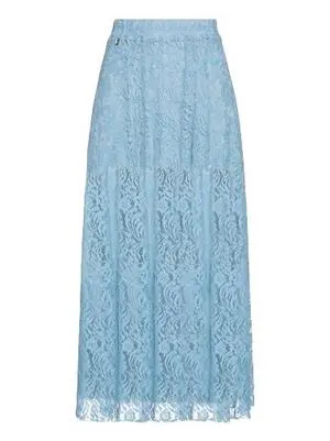 KONTATTO Flared Midi Skirt - Blue