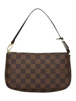 LOUIS VUITTON Damier Ebene Pochette Accessoires - Brown