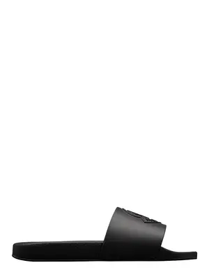 Moncler Basile Slides - Black