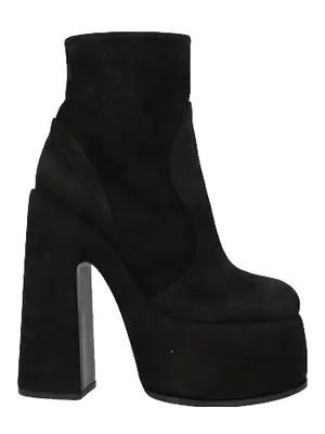 Casadei Ankle Boots In Leather - Black