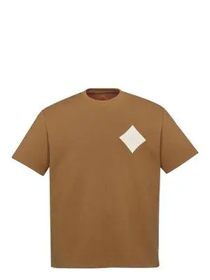 Mcm Logo Patch Bouclé T-shirt - Cognac