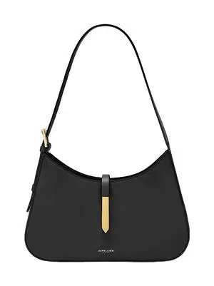 DEMELLIER London Tokyo Leather Shoulder Bag - Black/gold