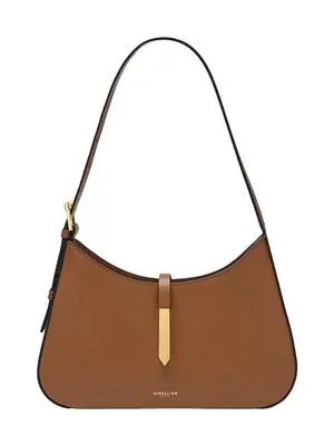 DEMELLIER London Tokyo Leather Shoulder Bag - Tan/gold