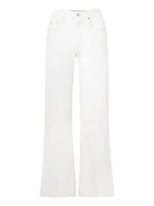 Isabel Marant Belvira High-rise Flared Jeans - White