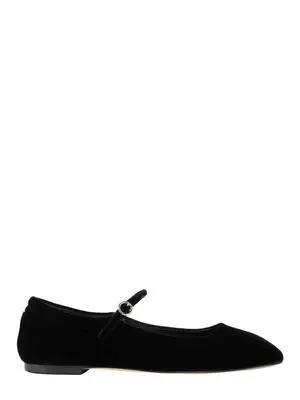 AeydĒ Uma Velvet Mary Jane Ballet Flats - Black