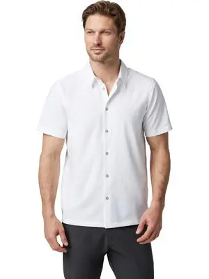 Vuori Short Seeve Manhattan Button Down - White