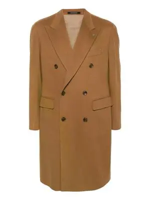 Tagliatore Double-breasted Coat - Brown