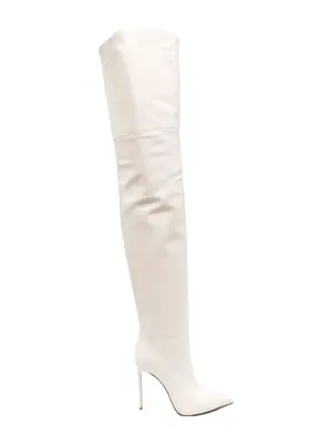LE SILLA Eva 120mm Thigh-high Boots - Neutrals