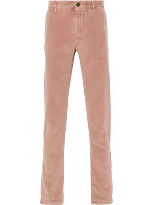 Incotex Tapered Corduroy Trousers - Pink