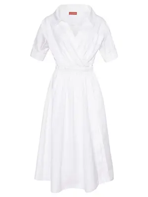 Altuzarra Lydia V-neck Dress - White