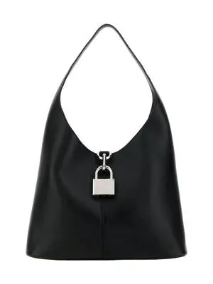 Balenciaga Medium Locker Shoulder Bag - Black